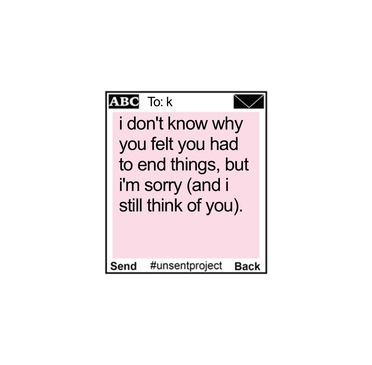 Unsent Project #584 - Unsent Project